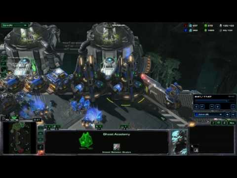 Starcraft 2: LotV - Ghost nuke attack!! TVP strategy - YouTube