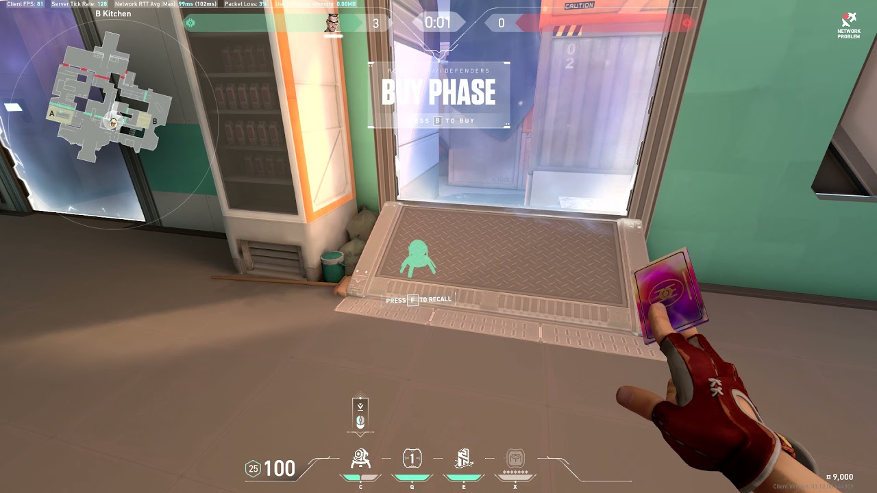 Valorant Chamber alarmbot bug on mid icebox - YouTube