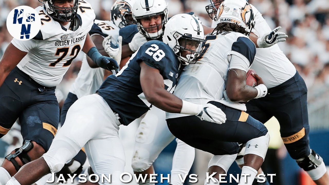 Jayson Oweh vs Kent St ᴴᴰ || 9/15/18 - YouTube