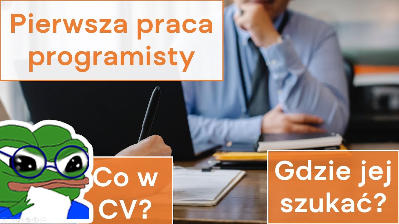 Pierwsza praca programisty - Gdzie jej szukać? Co w CV? - YouTube