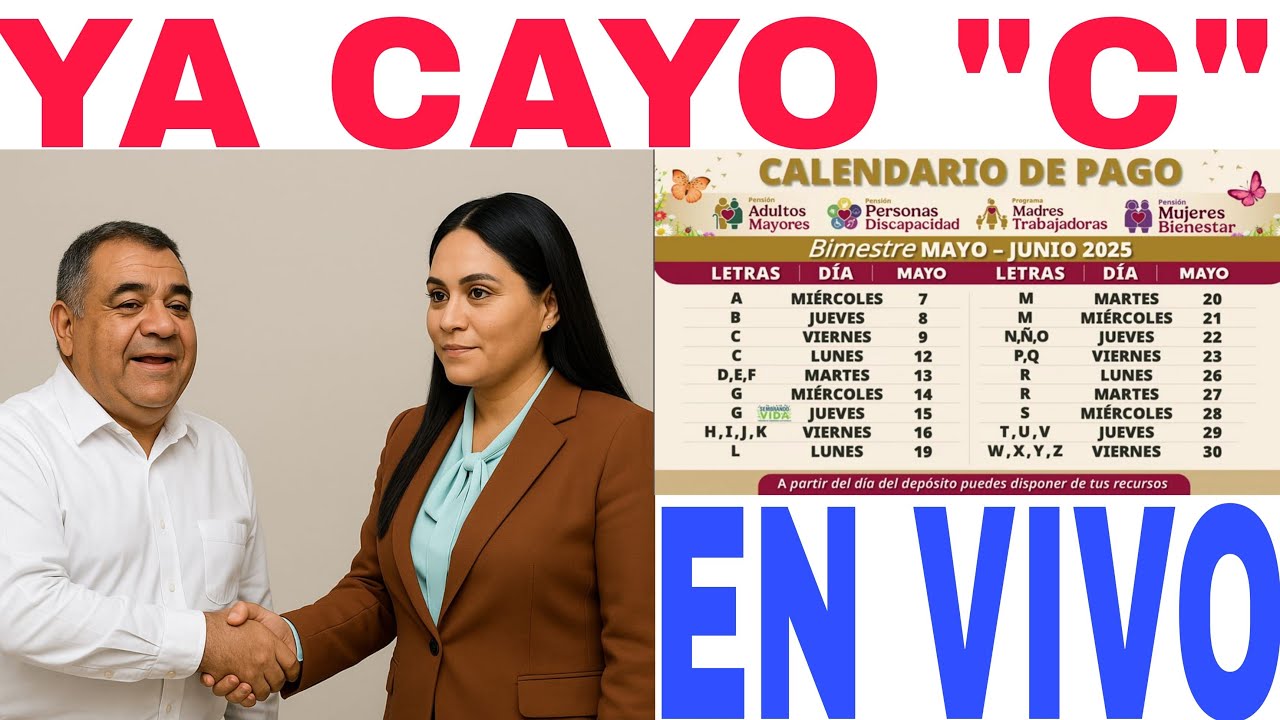 HOY 10 AM YA CAYO PAGO Y ADELANTAN PRÓXIMA SEMANA $6,200 - YouTube