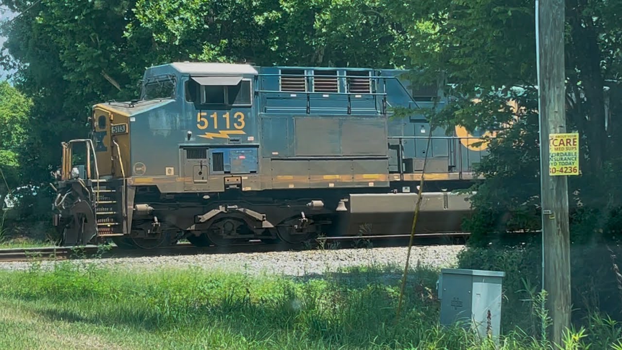 4th of July Train Meet CSX M491-04 SB Manifest Meets CSX M410-04 NB ...