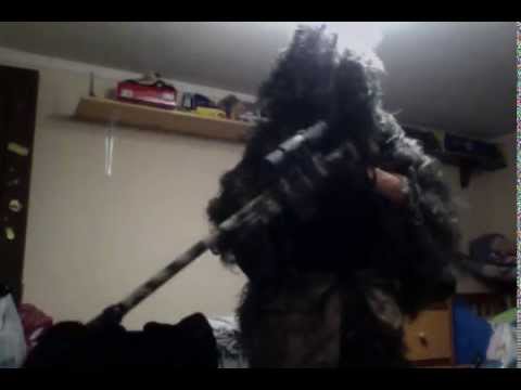 Ghillie suit cosplay/nebraska con - YouTube
