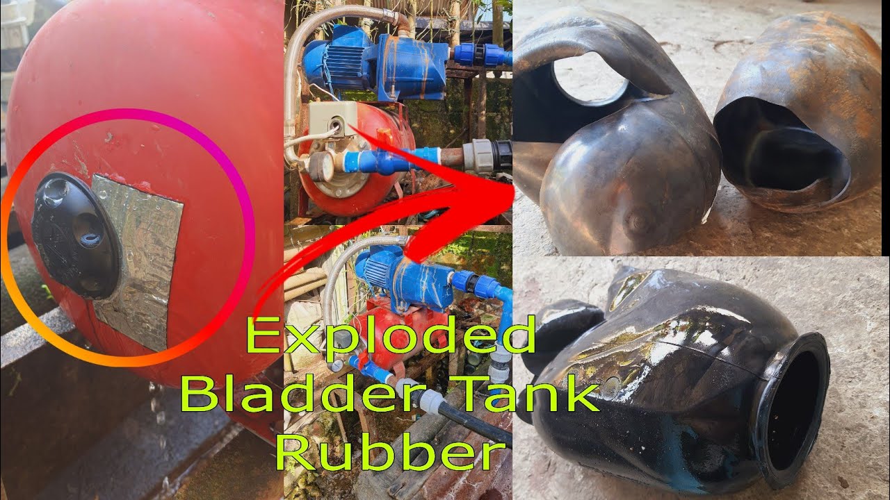 Bladder Tank Rubber Exploded | Leaking Bladder Tank Need Replacement ...