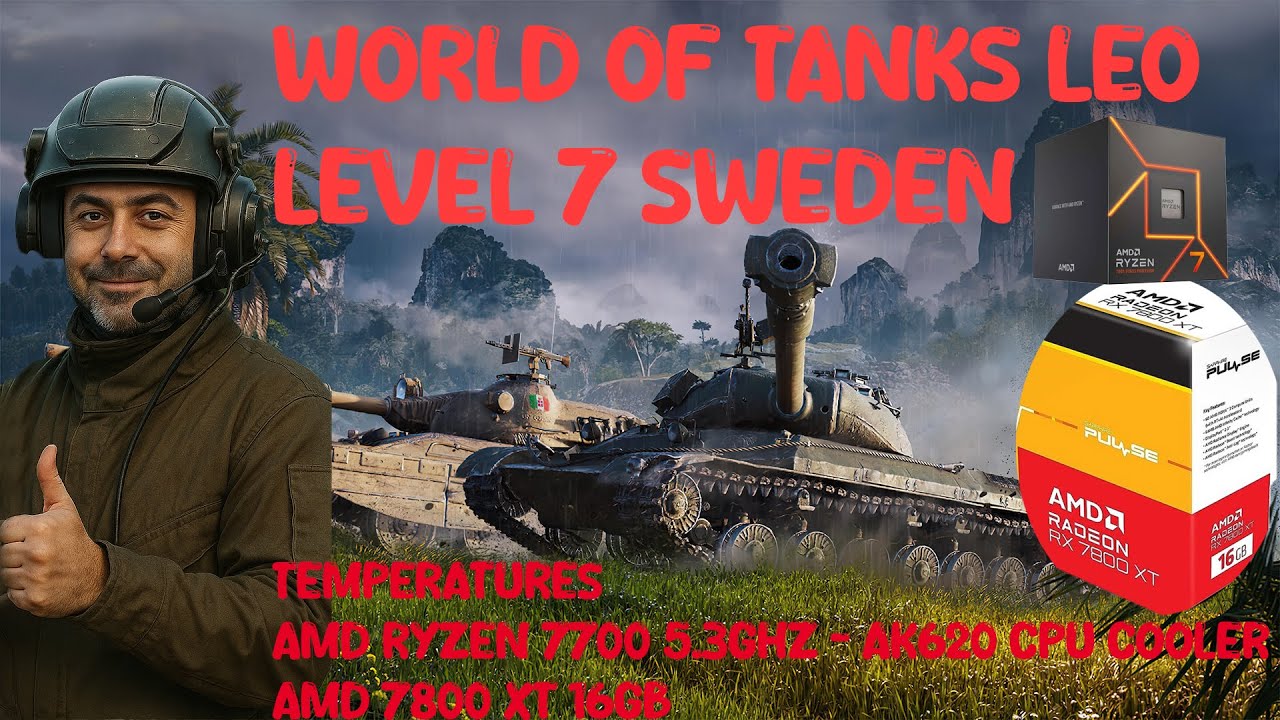 World of Tanks Level 7 Leo Sweden - YouTube