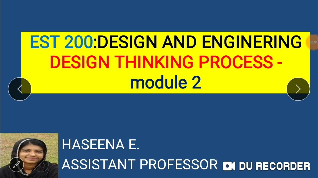 design thinking process- module 2 part 1 - YouTube