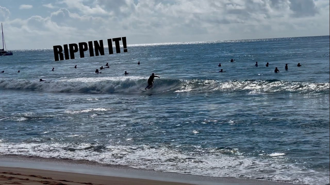 Shore Break #surfing and body boarding #hawaii #oahu #tracks - YouTube