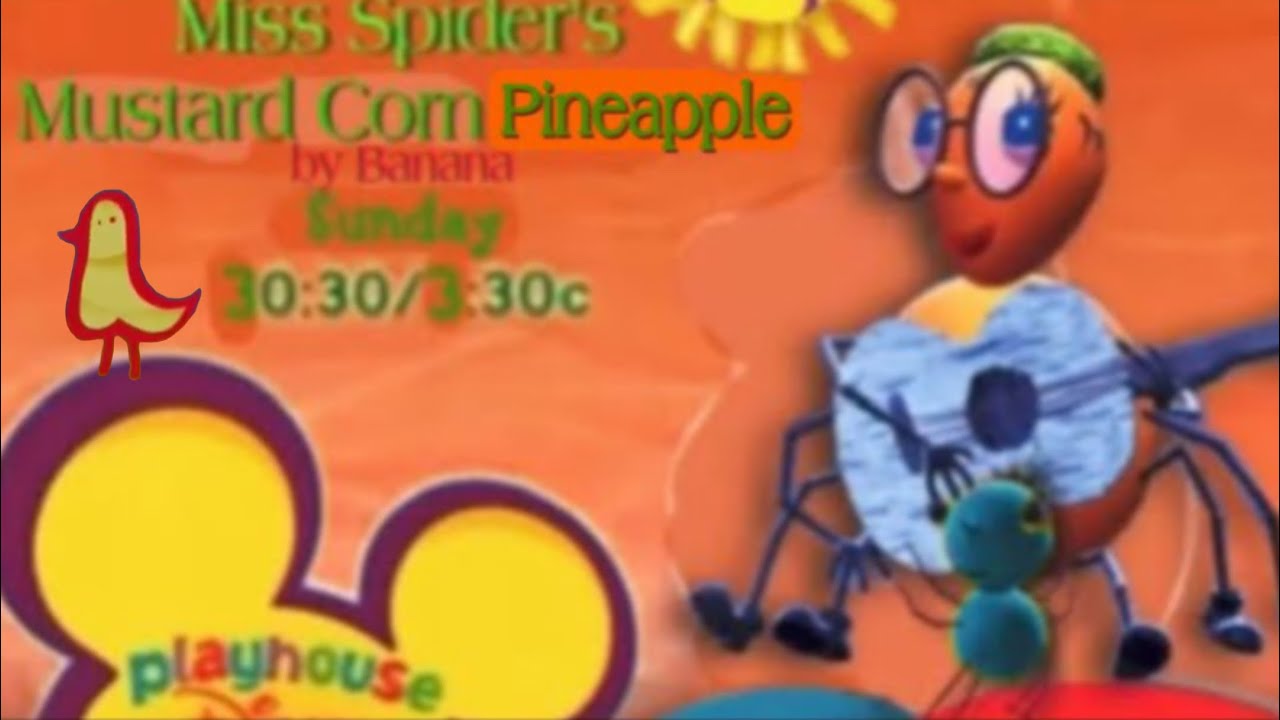 ️ PLAYHOUSE DISNEY XD 🕷️ Promo DISNEY'S Spider's Mustard Corn Pineapple ...