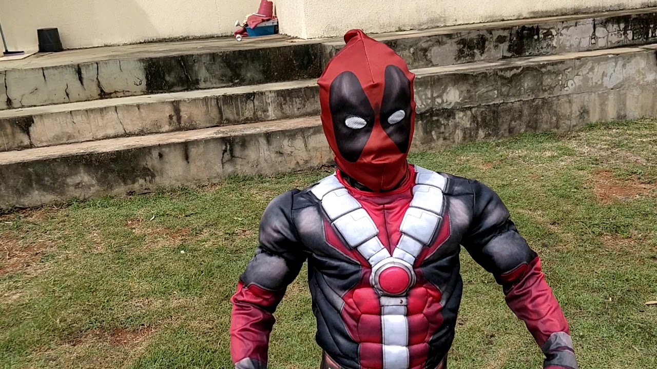 Chegou meu traje do DEADPOOL | Fantasia e Cosplay muito realista - YouTube