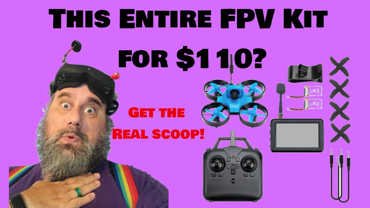 WHAT!?!? 110 Bucks to start flying FPV? Makefire ARMOR Blue Bee II FPV ...