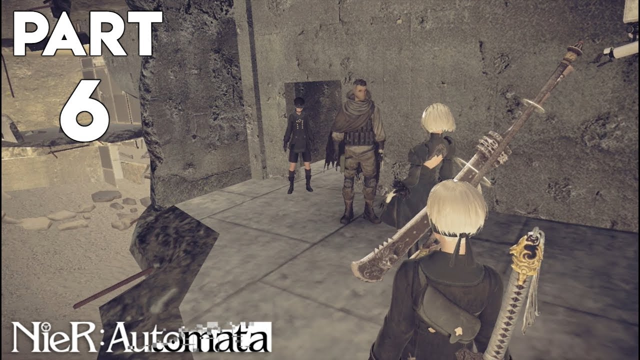 NieR: Automata - Gameplay & Walkthrough Part 6 - Mission Hunt! (No ...
