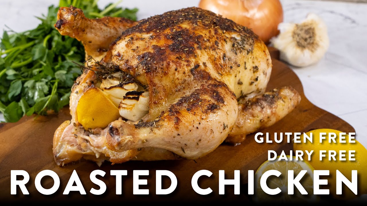 Whole Roasted Chicken Recipe & Bonus Chicken Salad Recipe | Gluten-Free ...