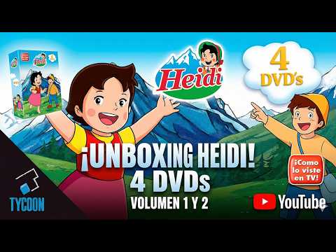 Unboxing Heidi En DVD Temporada 1 y 2 De Tycoon Group