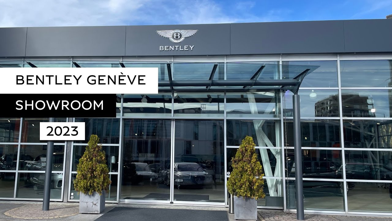 Au cœur du Showroom Bentley à Genève - Official Car Dealer - YouTube