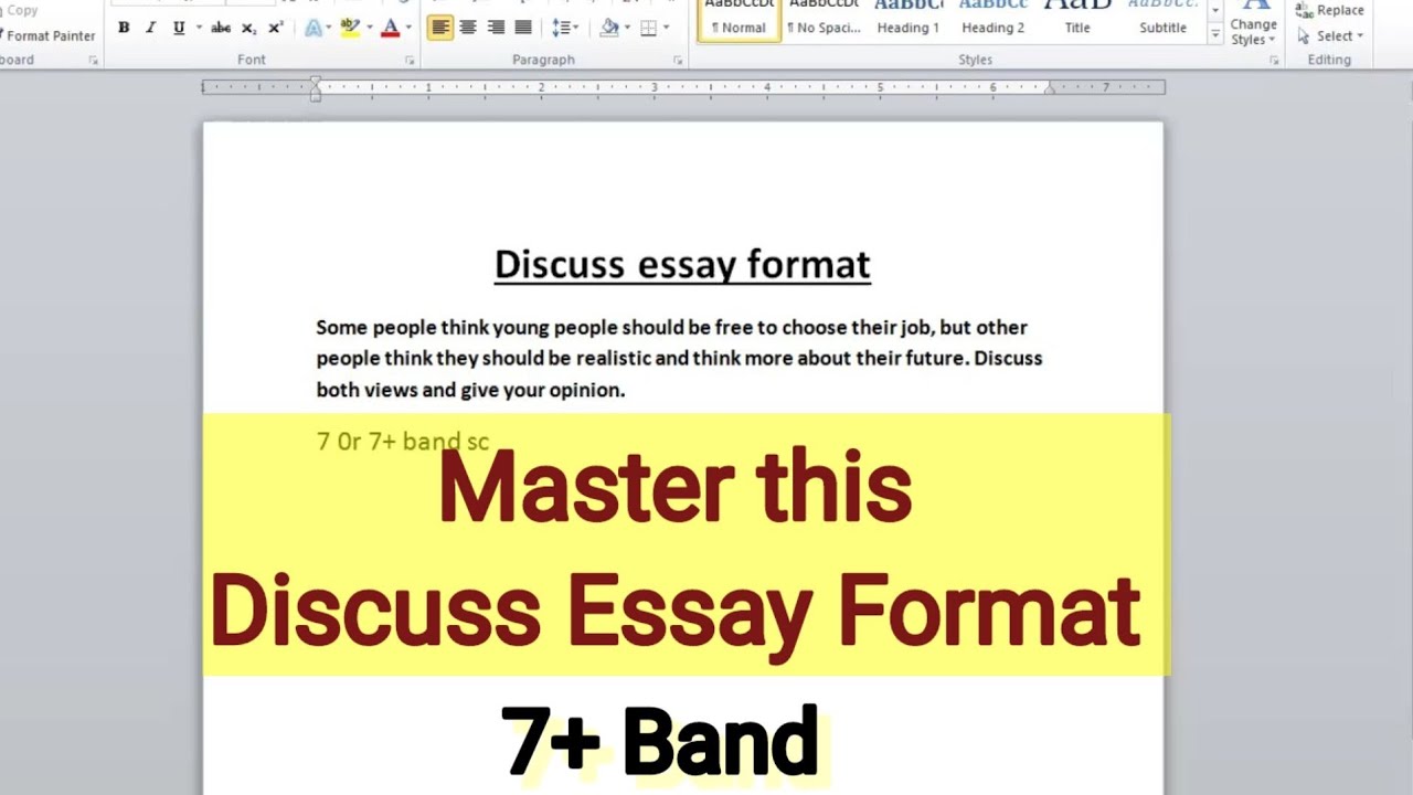 Discuss Essay format|Discuss essay template|How to write Discuss essays ...