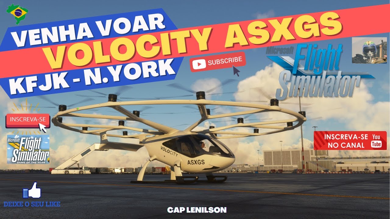 VOLOCITY ASXGS | NEW YORK - NOVA YORK | KFJK | VOO TESTE MSFS2020 - YouTube