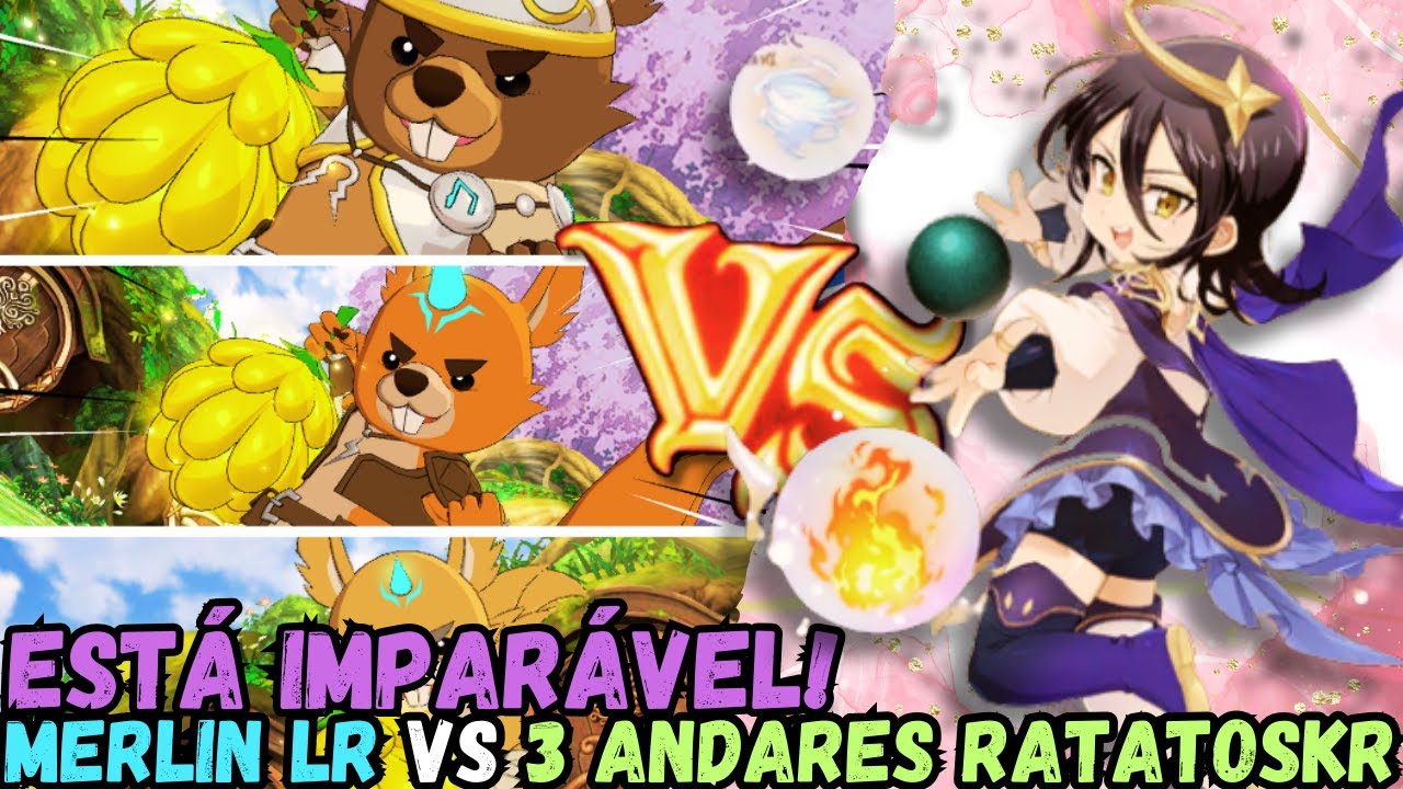 MERLIN LOLI LR ESTÁ IMPARÁVEL!!! AGORA DETONOU O RATATOSKR | 7DS | The ...