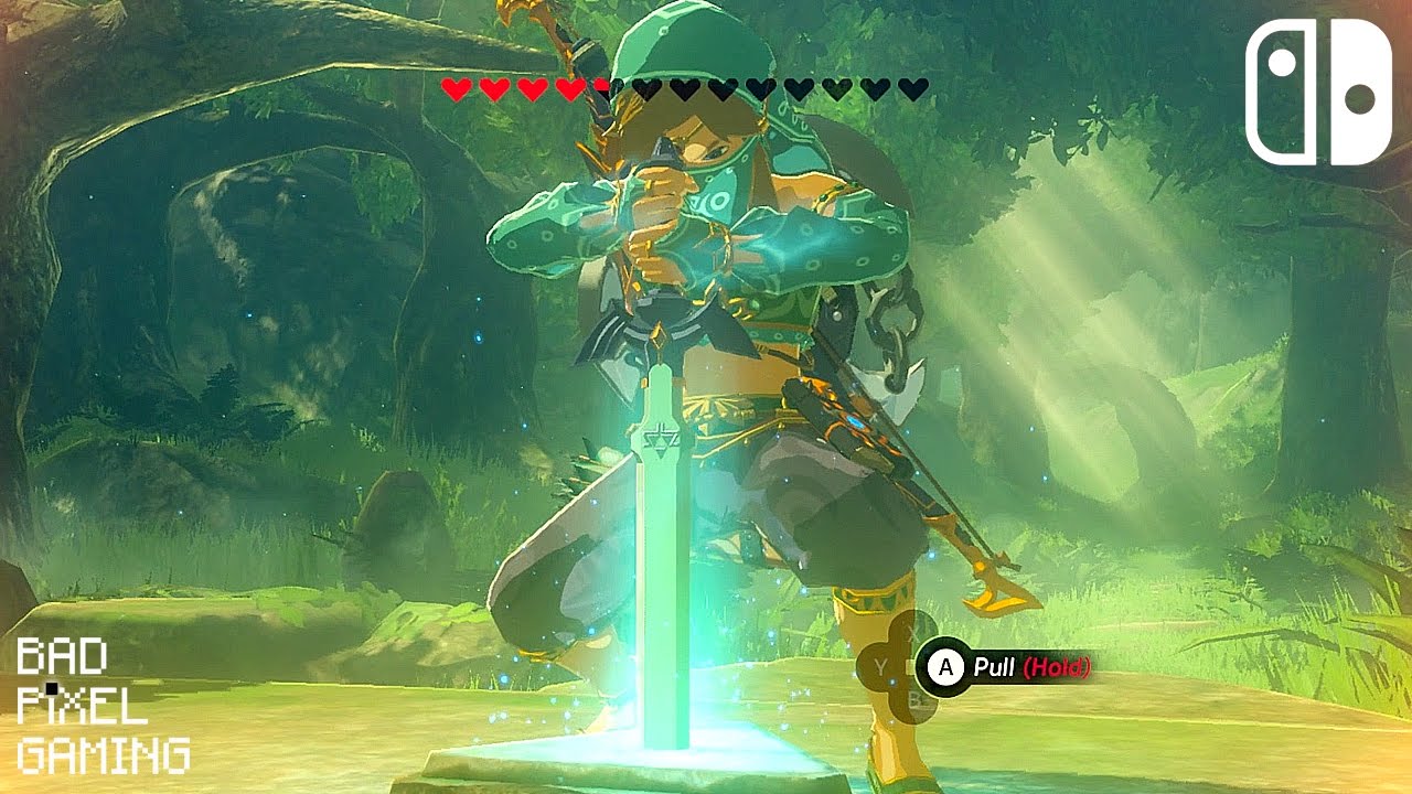 Master Sword Location - Breath of the Wild - Switch Walkthrough - YouTube