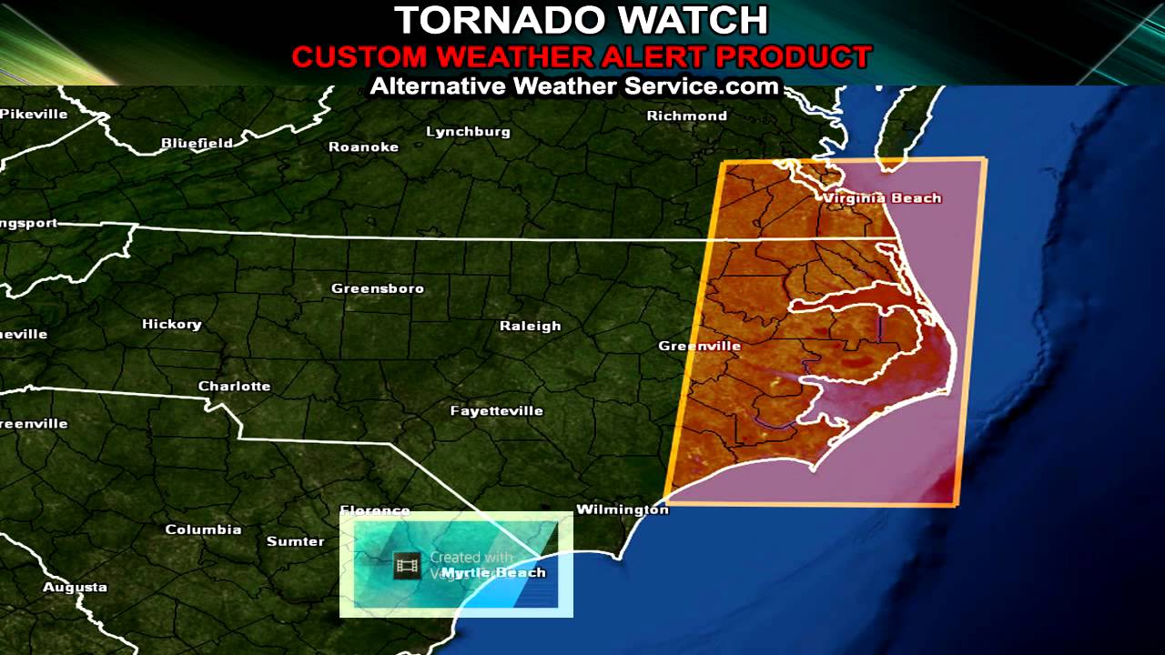 Tornadoes Embedded In Hurricane Arthur - YouTube