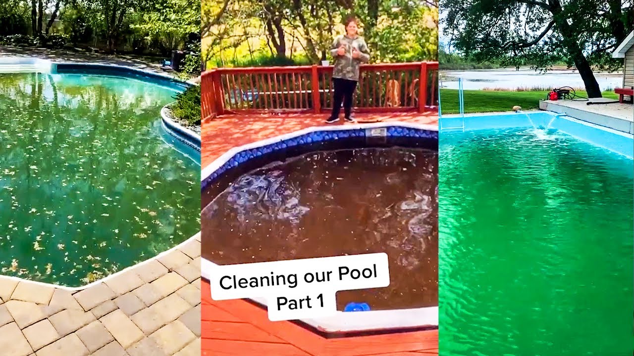 Pool Cleaning TikTok Compilation Part 2 - YouTube