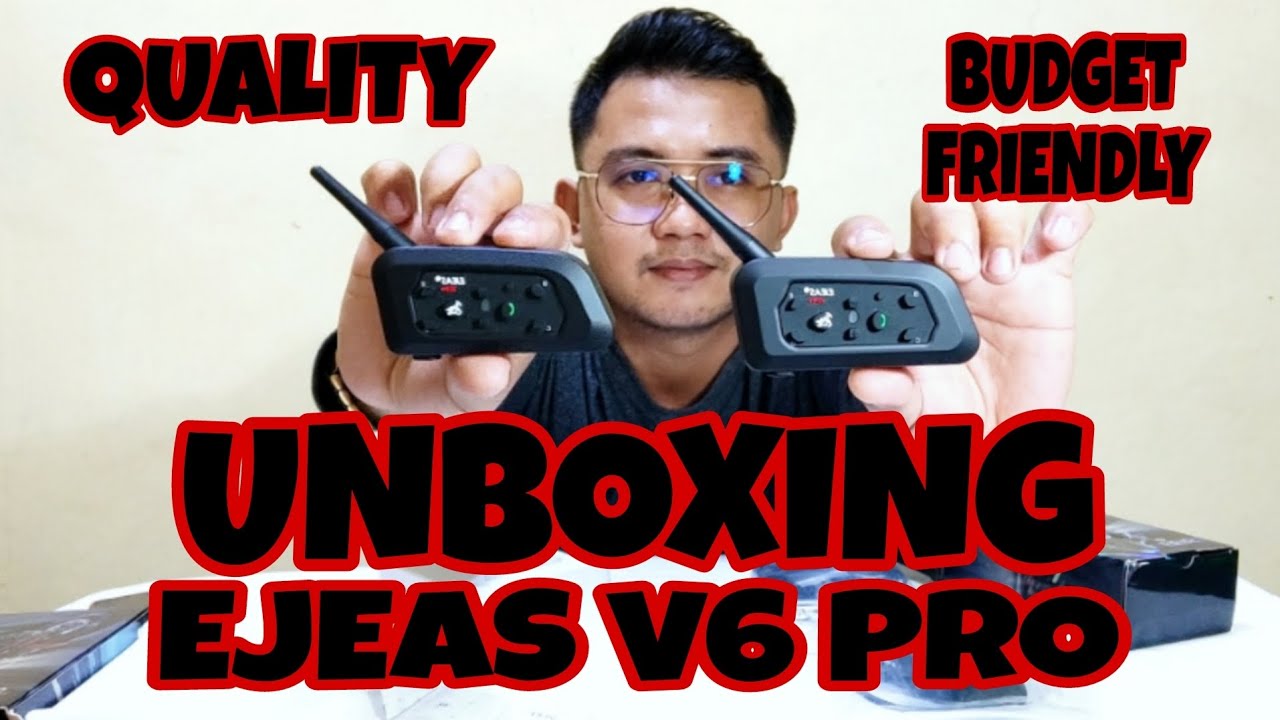 UNBOXING EJEAS V6 PRO | BUDGET FRIENDLY QUALITY INTERCOM - YouTube
