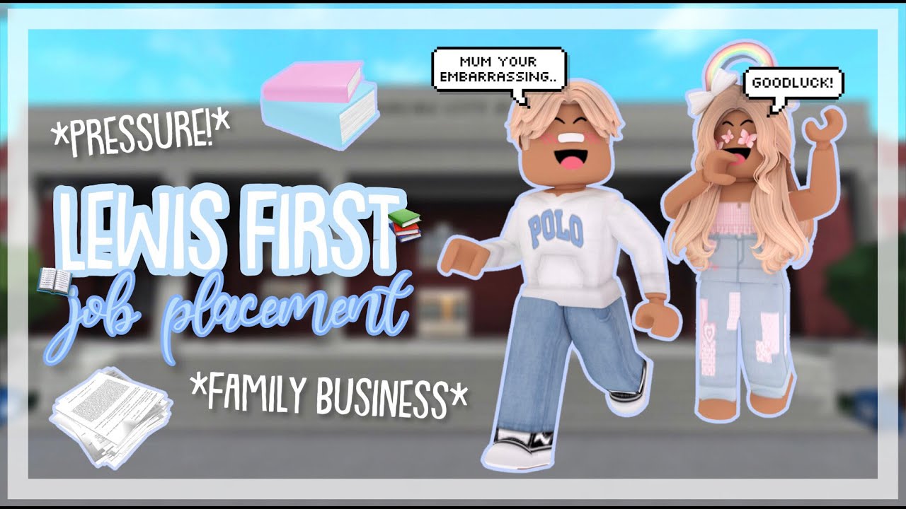 Lewis Got HIS FIRST JOB OFFER! *FAMILY BUSINESS!* Roblox Bloxburg ...
