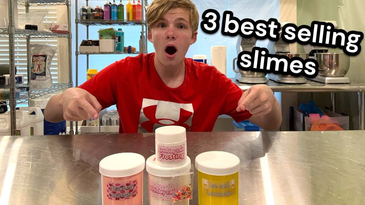 3 best selling slimes - YouTube