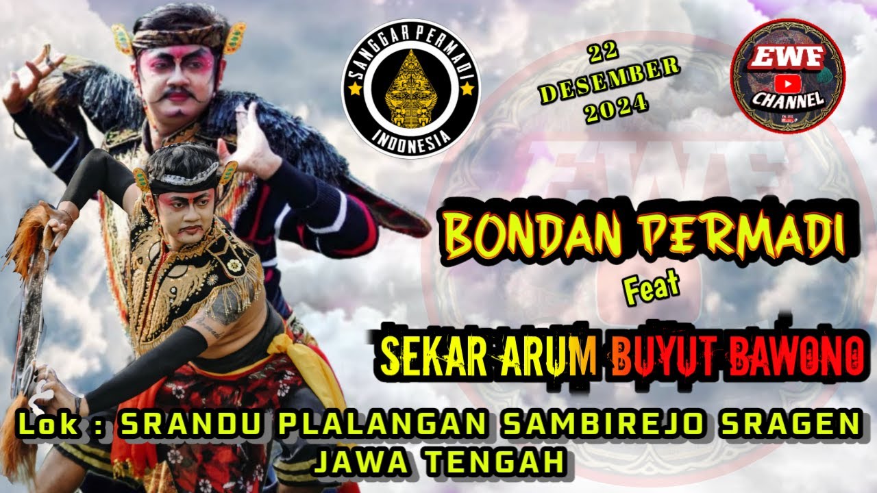 LIVE 🔴 BONDAN PERMADI & BOPO BERO FEAT SEKAR ARUM BUYUT BAWONO - PLALANGAN SAMBIREJO SRAGEN ...