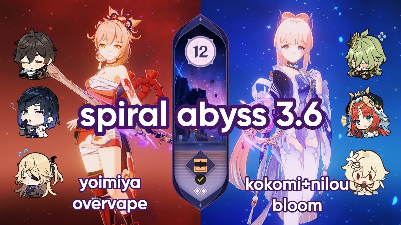 Spiral Abyss 3.6 from a Yoimiya/Kokomi main!!! - YouTube