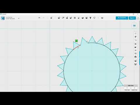 Simple bevel gear-123D Design