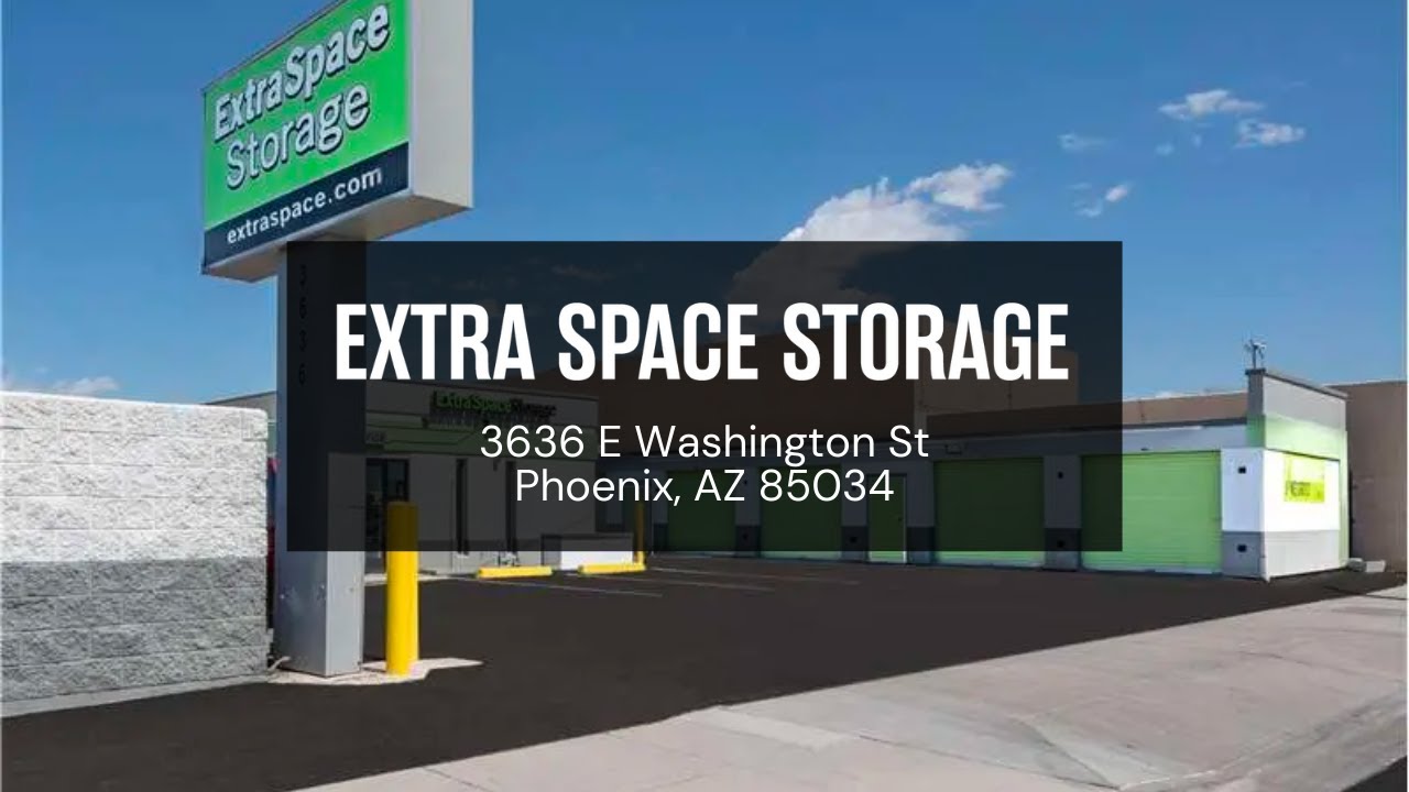 Storage Units in Phoenix, AZ on E Washington St | Extra Space Storage ...