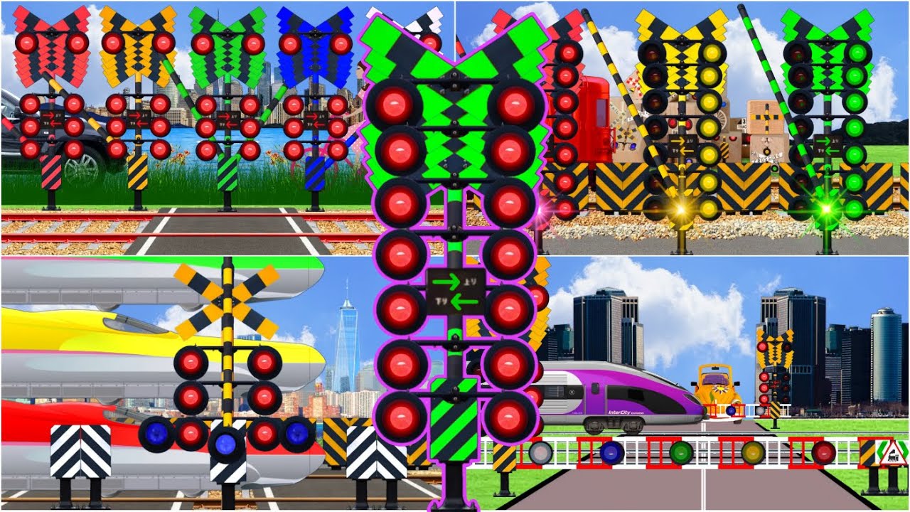 Railroad crossing animation fumikiri anime sign Train vidio 【踏切アニメ】踏切 ...