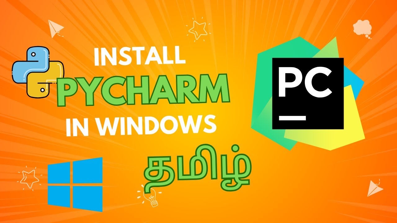 How to Install PyCharm in Windows in Tamil - YouTube