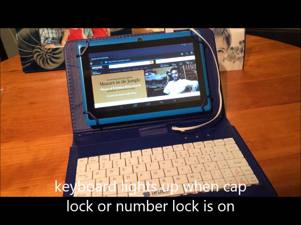 irulu 7' tablet with blue keyboard - YouTube