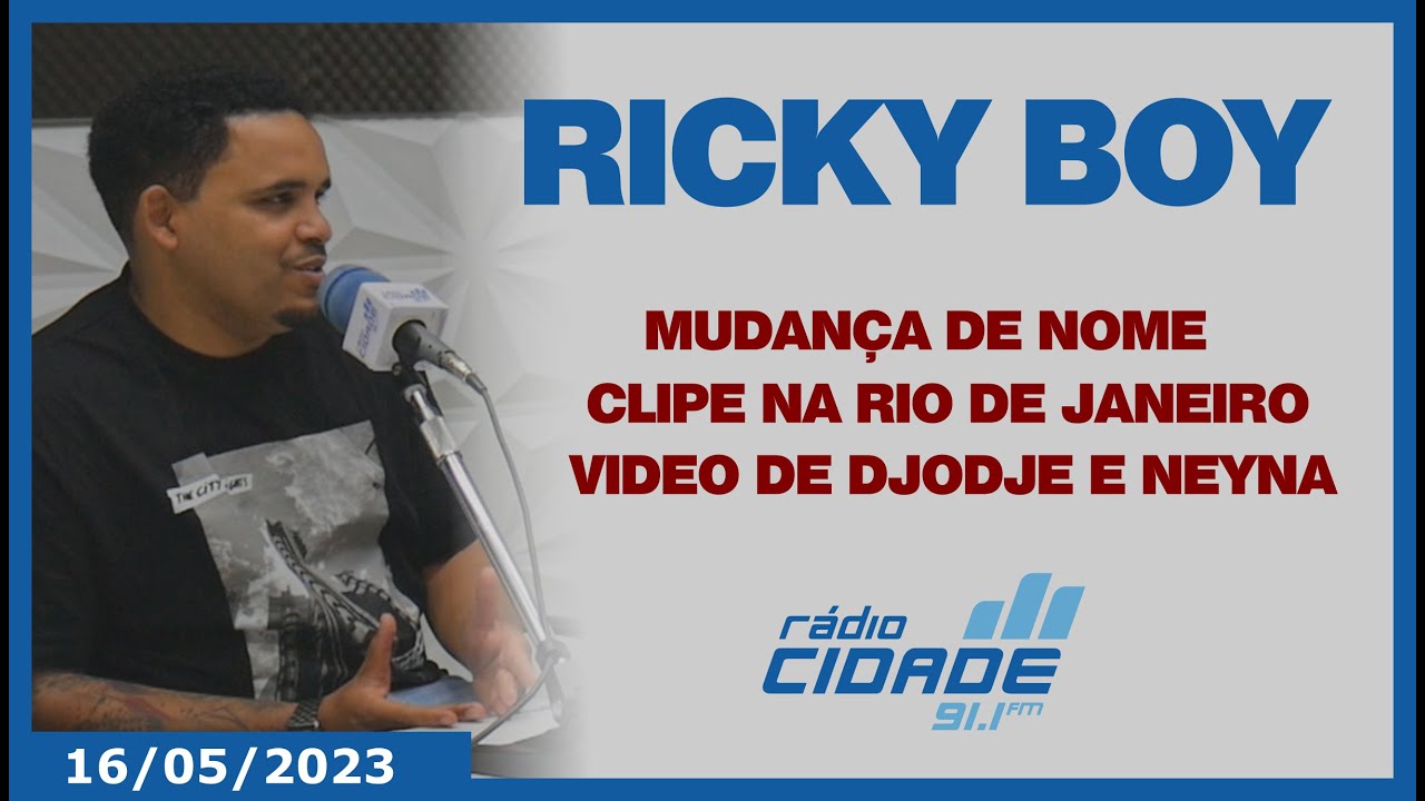 Ricky Boy fala sobre mudança de nome, clipe na Brasil e video di Djodje ...