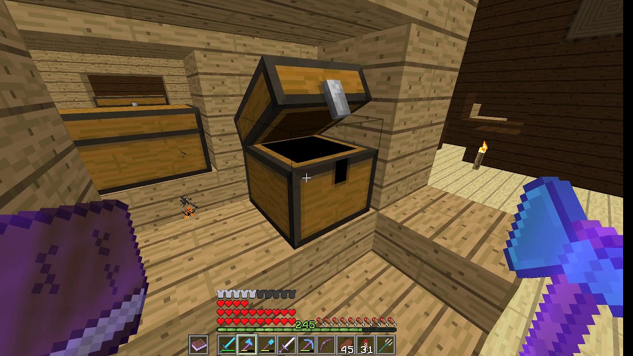 Minecraft chest bug on Minewind - YouTube