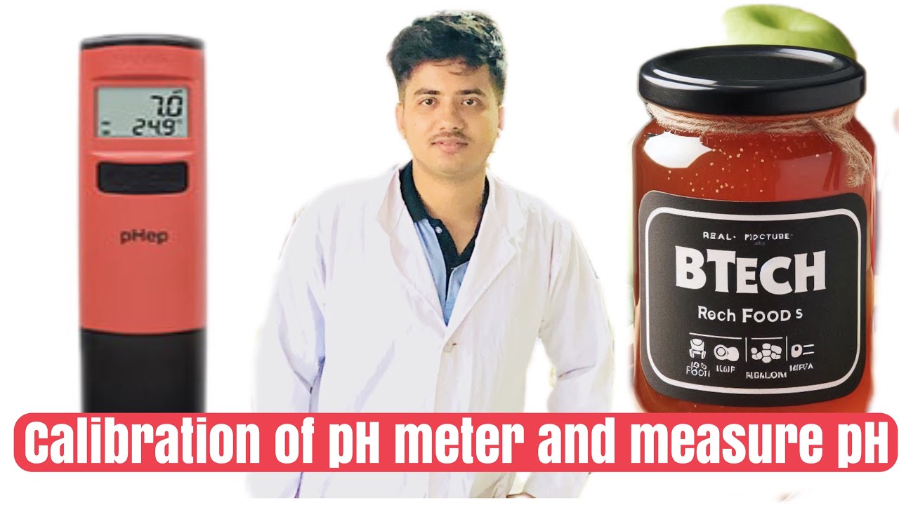 MEASURE PH OF JAM AND CALIBRATION OF PH METER #support - YouTube