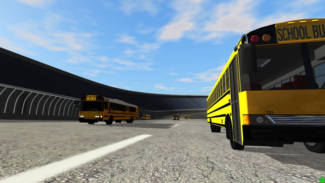 Rigs of Rods - School Bus Racing 3 - YouTube
