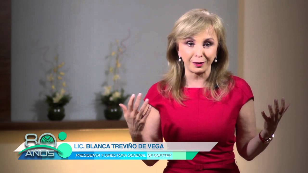 Blanca Treviño, Presidenta y Directora de Softtek, felicita a CANIETI ...