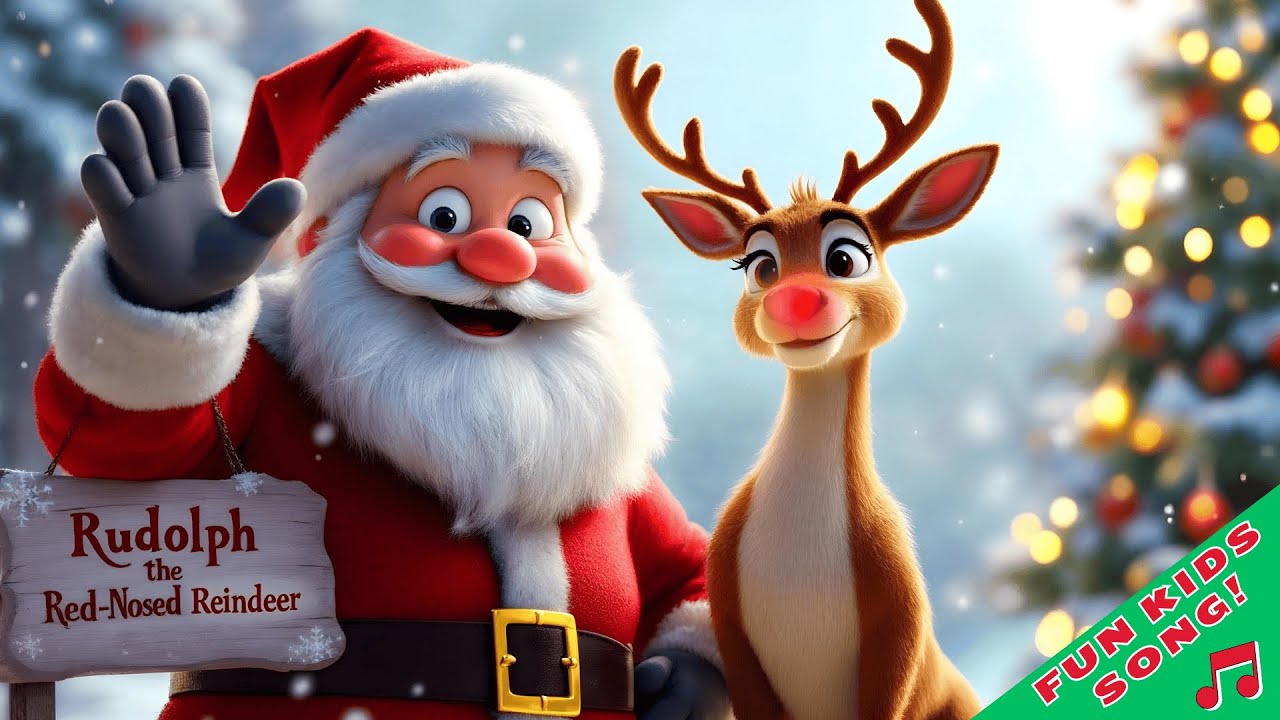 Rudolph the Red-Nosed Reindeer: Christmas Song for Kids - YouTube