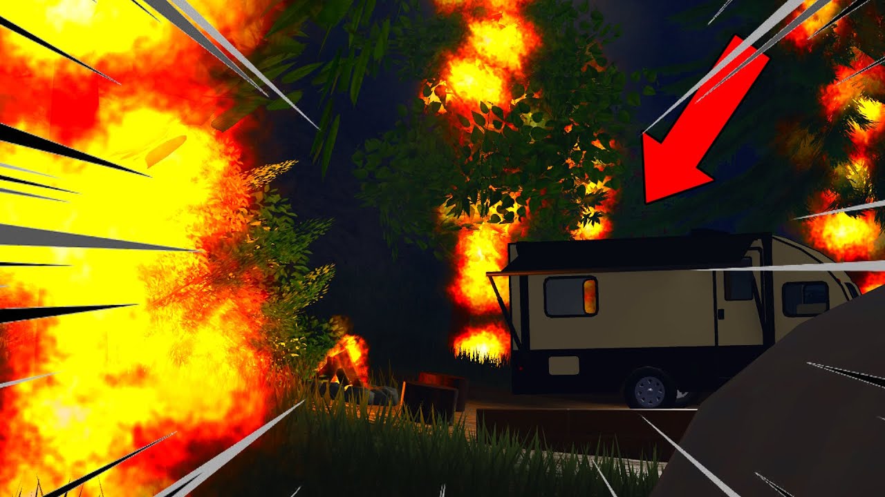 CAMPERS CAUSE FOREST FIRE... *EMERGENCY EVACUATION!* ER:LC Roblox ...