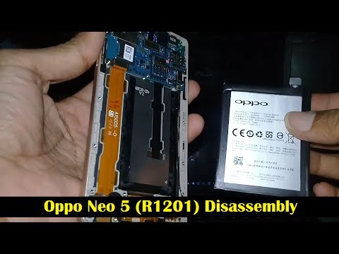 Oppo Neo 5 (R1201) Disassembly - Very Easy - YouTube