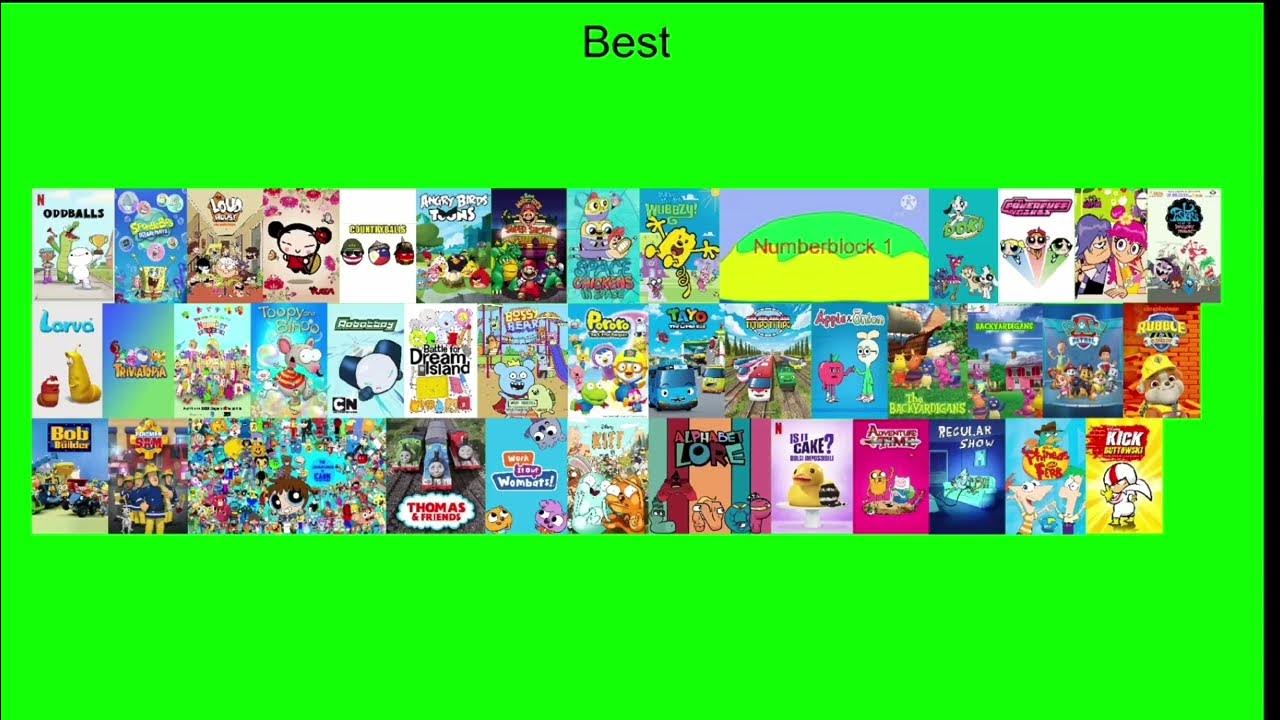 My Best And Worst Shows List - YouTube