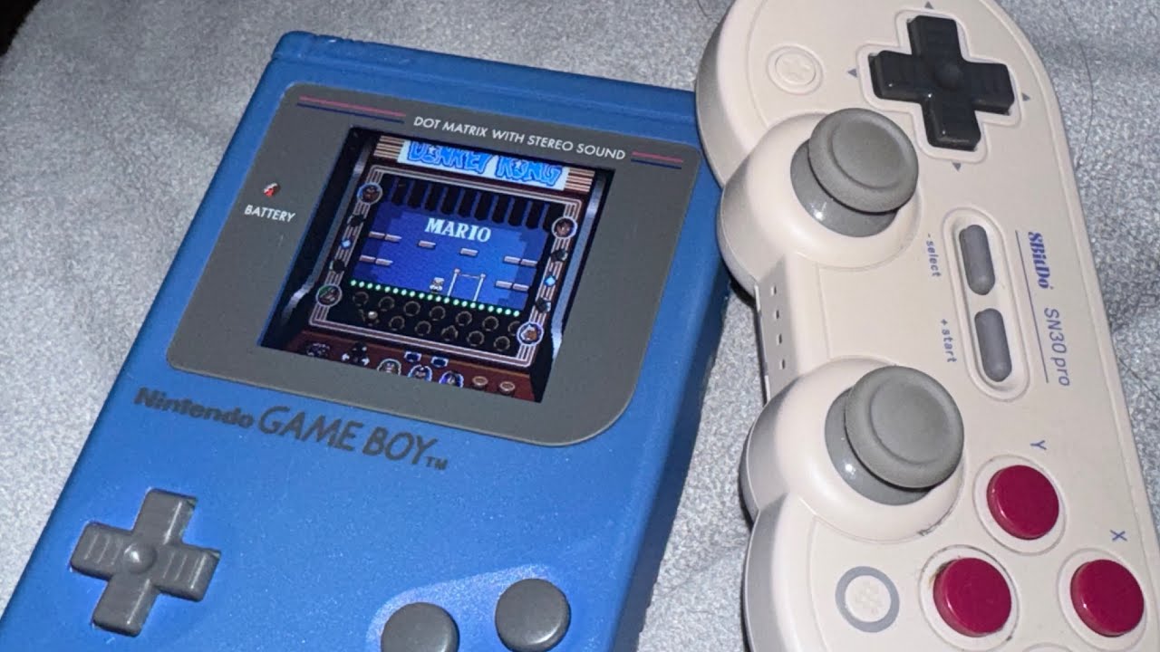 Donkey Kong ‘94 Gameplay on the Zega Mame Boy (Game Boy Pi Mod) with ...