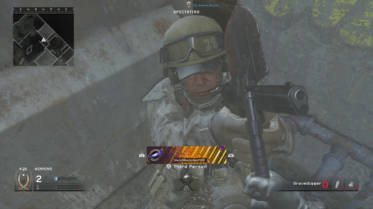 Cod4 slasher Keane gets trapped - YouTube