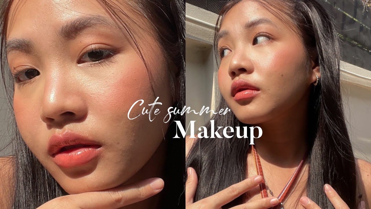 HOWTO | CUTE SUMMER MAKEUP (no foundation) - YouTube