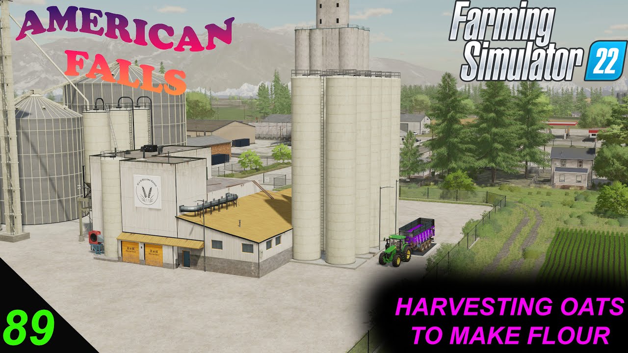 American Falls Ep 89 Mid summer, prime harvest time Farm Sim 22 - YouTube