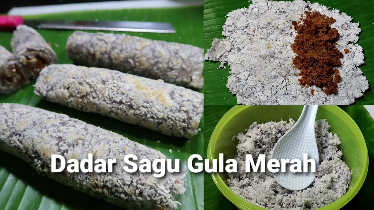 Dadar Sagu Gula Merah - YouTube