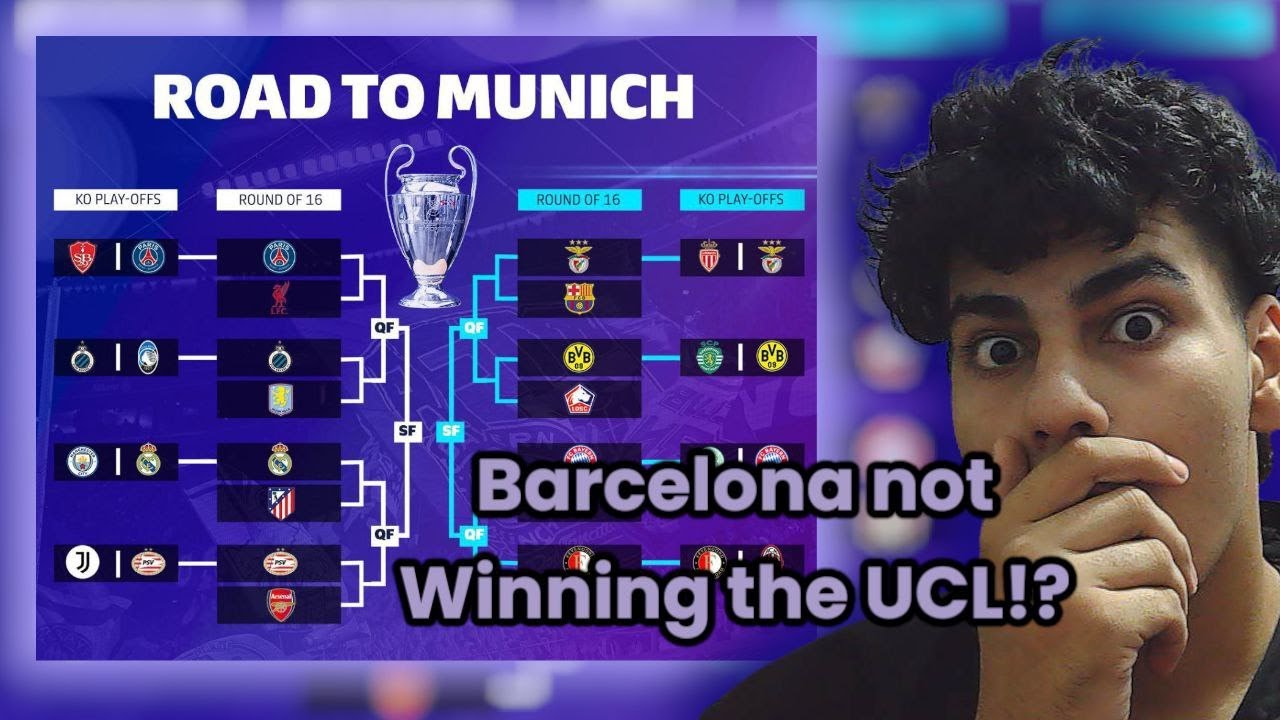BARCELONA WILL NOT WIN THE UCL!? CHAMPIONS LEAGUE R16 PREDTIONS! - YouTube