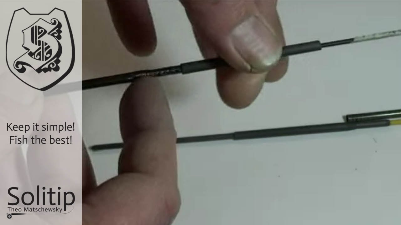0654 Professional repair of a flyrod with broken spigot by Solitip ...